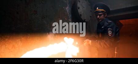 RUSSIAN RAID, (aka RUSSKIY REYD), from left: Sofya Ozerova, Ivan Kotik ...