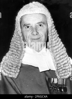 JUDGE PETER BRISTOW 1983 Stock Photo - Alamy