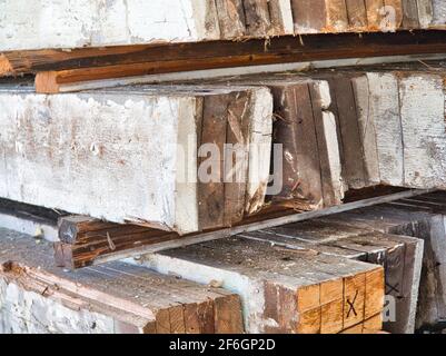 Old rustic reclaimed wood plank wall. Nature background or texture for ...