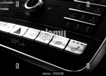 A Exhaust Valve Activation Button Inside the 2017 Mercedes Benz C63 AMG ...