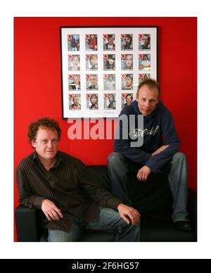 Q Radio.... Paul Rees (short hair, blue top) Editor of Q magazine and ...