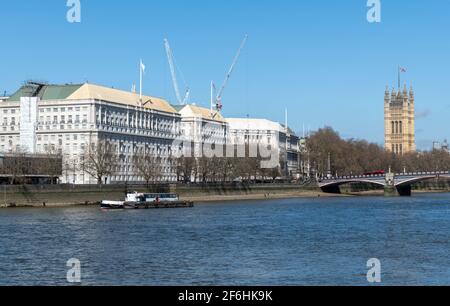 The headquarter building of MI5, British domestic secret security ...