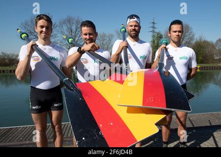 The four without a helmsman 2021, from left: Wolf-Niclas SCHROEDER ...