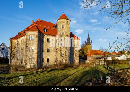 The castle of Netra in Hesse Germany Stock Photo - Alamy