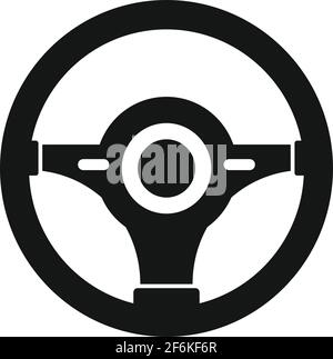 simple modern car interior steering wheel line drawing left hand drive ...