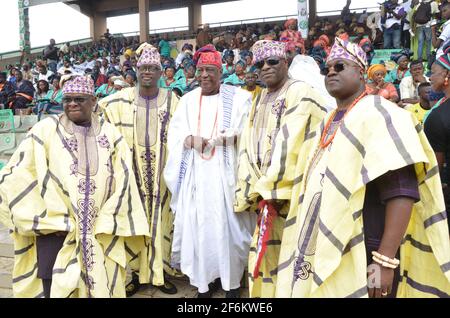 Ladies in their traditional costume, Ogun State, South West, Nigeria ...
