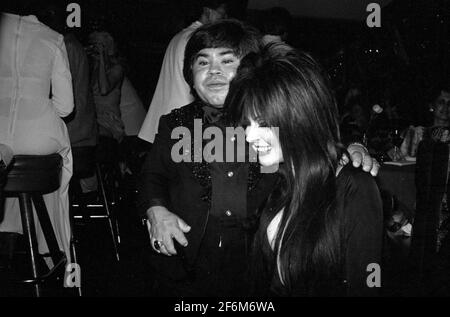 Herve Villechaize and Elvira Circa 1980's Credit: Ralph Dominguez ...