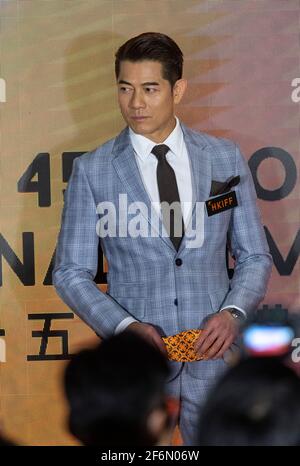 Hong Kong director Patrick Tam Ka Ming speaks after receiving his ...