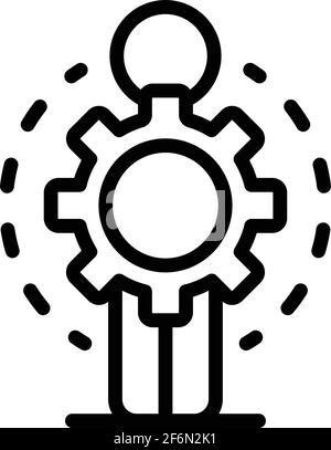 Crew gear icon. Outline Crew gear vector icon for web design isolated ...