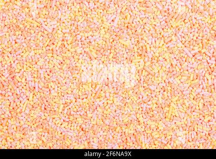Dutch sweet colored sprinkles or vruchten hagelslag, isolated Stock ...