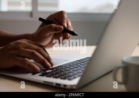Businessman using Searching Browsing Internet internet of things (IoT ...