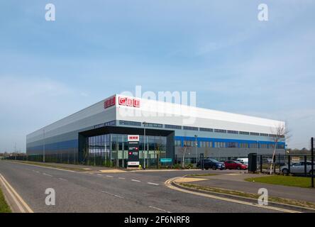CEF online distribution centre, a single story warehouse and three ...