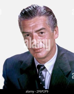 American actor Victor Mature in the movie Zarak, USA 1956 Stock Photo ...