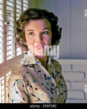 Nanette Fabray, an American actress and singer, is pictured in 1957 ...
