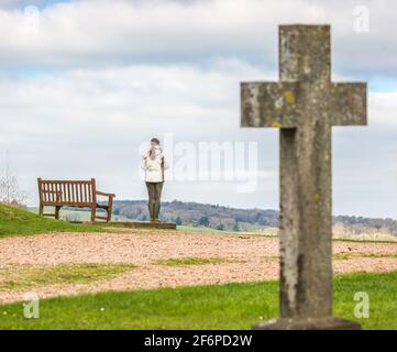 Taking some time to reflect on my life. a handsome young man looking at ...