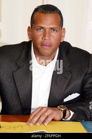 Alex Rodriguez ("A-Rod") signs copies of his new children's book "Out ...