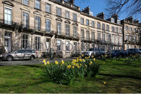Clarendon Crescent, Edinburgh New Town Streets, upmarket housing ...