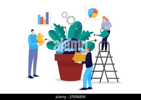 Hand drawn csr concept illustrated Vector illustration Stock Vector ...