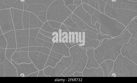 Urban city map of Amman. Vector illustration, Amman map grayscale art ...