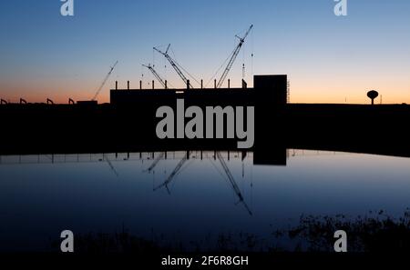Pleasant Prairie, Wisconsin, USA. 1st Apr, 2021. New construction of ...