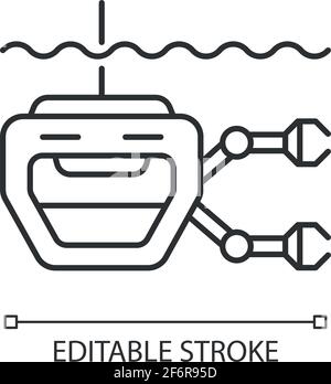 ROV - Remotely Operated Vehicle vector Illustration Stock Vector Image ...