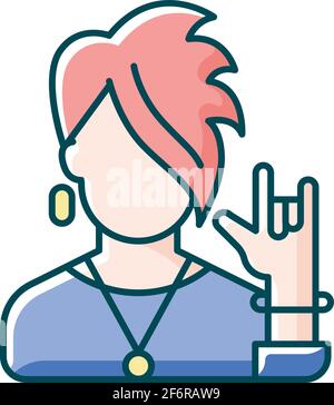 Subcultures linear icon Stock Vector Image & Art - Alamy