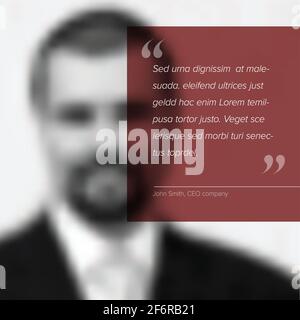 Profile photo with a quote template. Profile qote template for motto ...