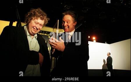 Geoff Atkinson of Vera Productions in the studio with Rory Bremner pic ...