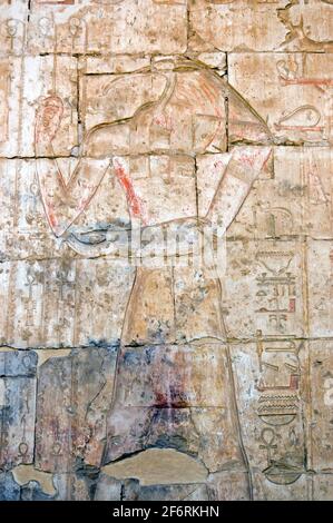 Thoth, the Ancient Egyptian God of writing, wisdom and magic poses with ...