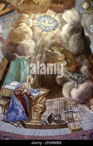 The Angel Announces the Birth of Jesus to Mary, Annunciation, Detail ...