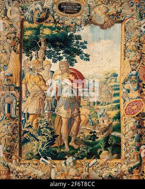 Michiel Coxcie, I. The Diversion of the Euphrates, from The Story of ...