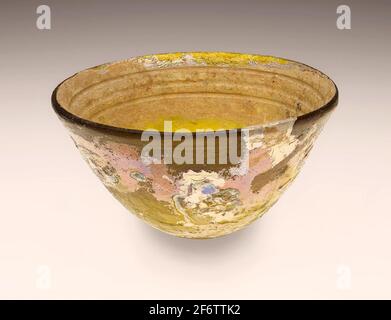 Ancient Roman. Bowl. 250 BC–50 BC. Syria. Glass, cast (sagged Stock ...
