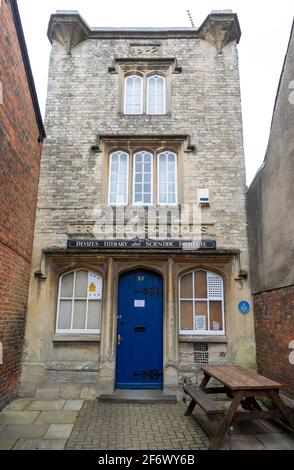 Devizes Wiltshire UK British School for Girls, built 1822 on land given ...