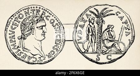 Coin of Titus, Emperor of Rome from Cassandreia. Ruler: Titus, Emperor ...