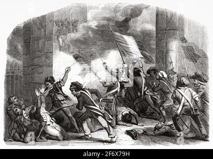 The attack of the Tuileries Palace, French, Palais des Tuileries, was a ...