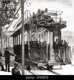 Electric traction at the end of the 19th century. Thomson-Houston ...