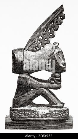 Indonesian with a traditional costume from papua at BEN Carnival Stock ...