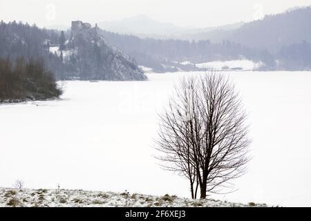 Czorsztyn Lake in Pieniny National Park. Lesser Poland, Poland Stock ...