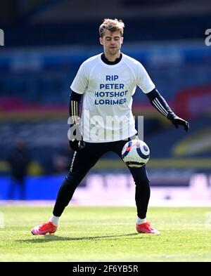 Patrick Bamford #9 of Leeds United warming up Stock Photo - Alamy