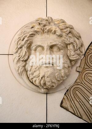 Reconstruction of the attic of the portico to the Forum of Augustus ...