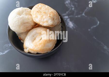 Nigerian Rice Cake Masa served in a bowl Stock Photo - Alamy