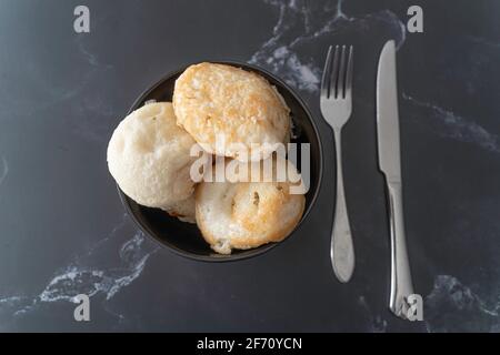 Nigerian Rice Cake Masa served in a bowl Stock Photo - Alamy