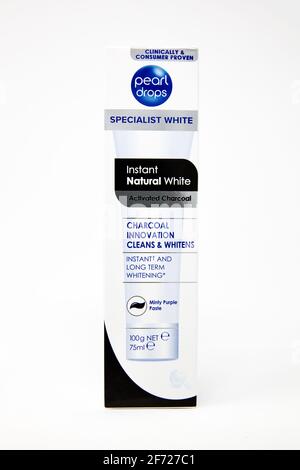 Pearl Drops Instant Natural White Stock Photo - Alamy