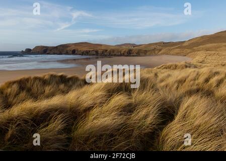 UK Scotland Highland Sutherland Farr Bay and Beach at Bettyhill Stock ...
