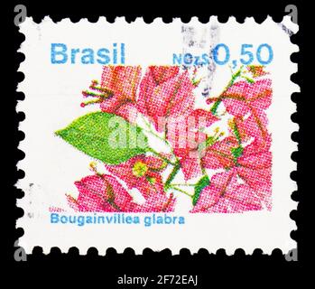 BRAZIL - CIRCA 1989: stamp printed by Brazil, shows Mineira ...