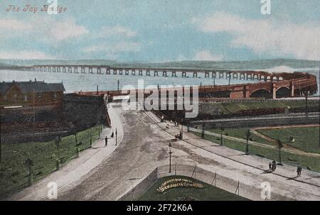 first tay bridge railway 1879 Scotland Thomas Bouch Stock Photo - Alamy