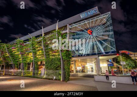 Brisbane, Australia - The ABC Studios radio broadcast room Stock Photo ...