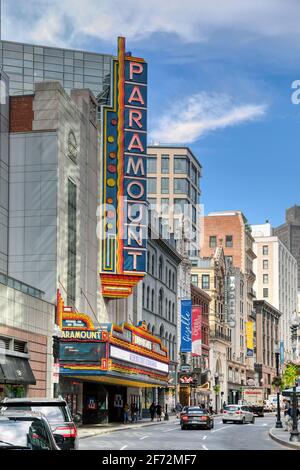 The 1932 Paramount Theater, is now Emerson Paramount Center, with ...