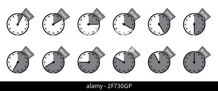 3 minutes timer, stopwatch or countdown icon. Time measure. Chronometr ...