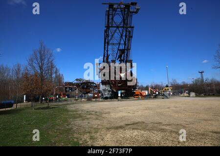 Der Bagger 1452 am Standort Hagenwerder bei Görlitz ist ein ...